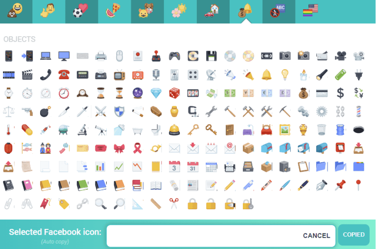 💕1001 Icon Facebook, Biểu Tượng Cảm Xúc Trên Messenger