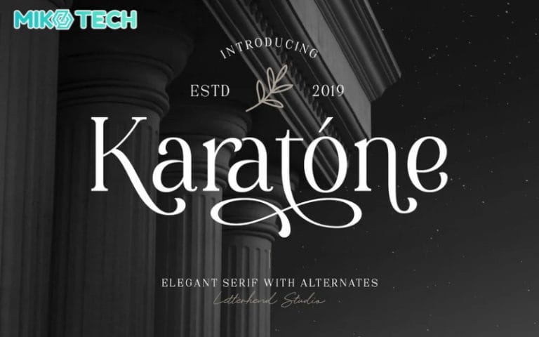 20+ Font Chữ Sang Trọng, Tinh Tế Designer Không Nên Bỏ Qua